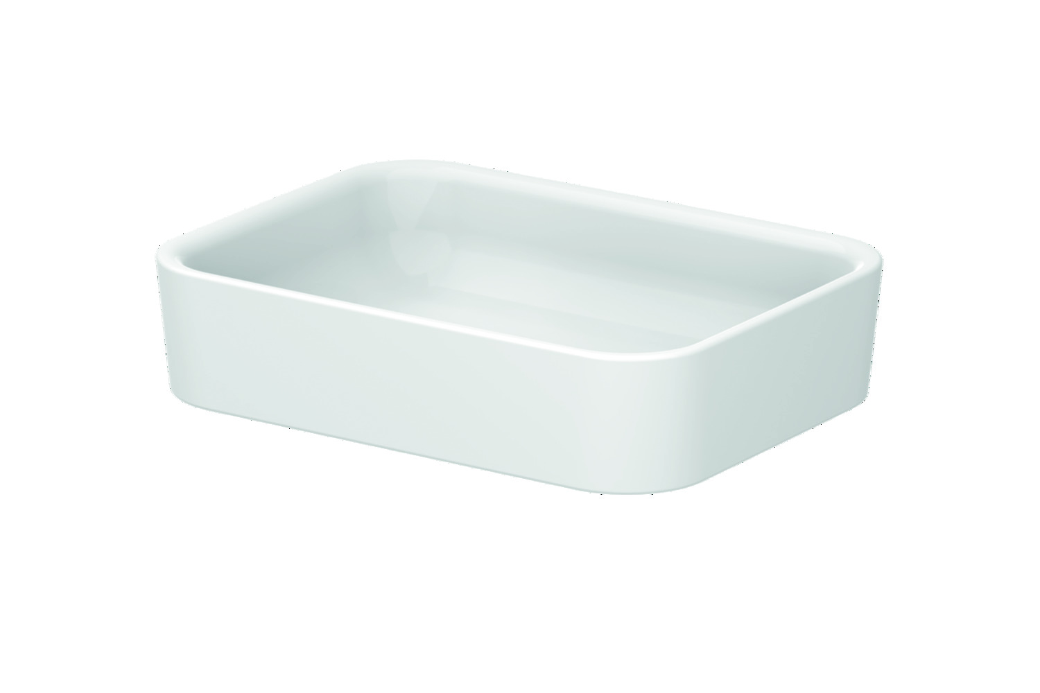 BetteArt Lavabo de sobre encimera sin agujero para grifo, A181 600 x ...