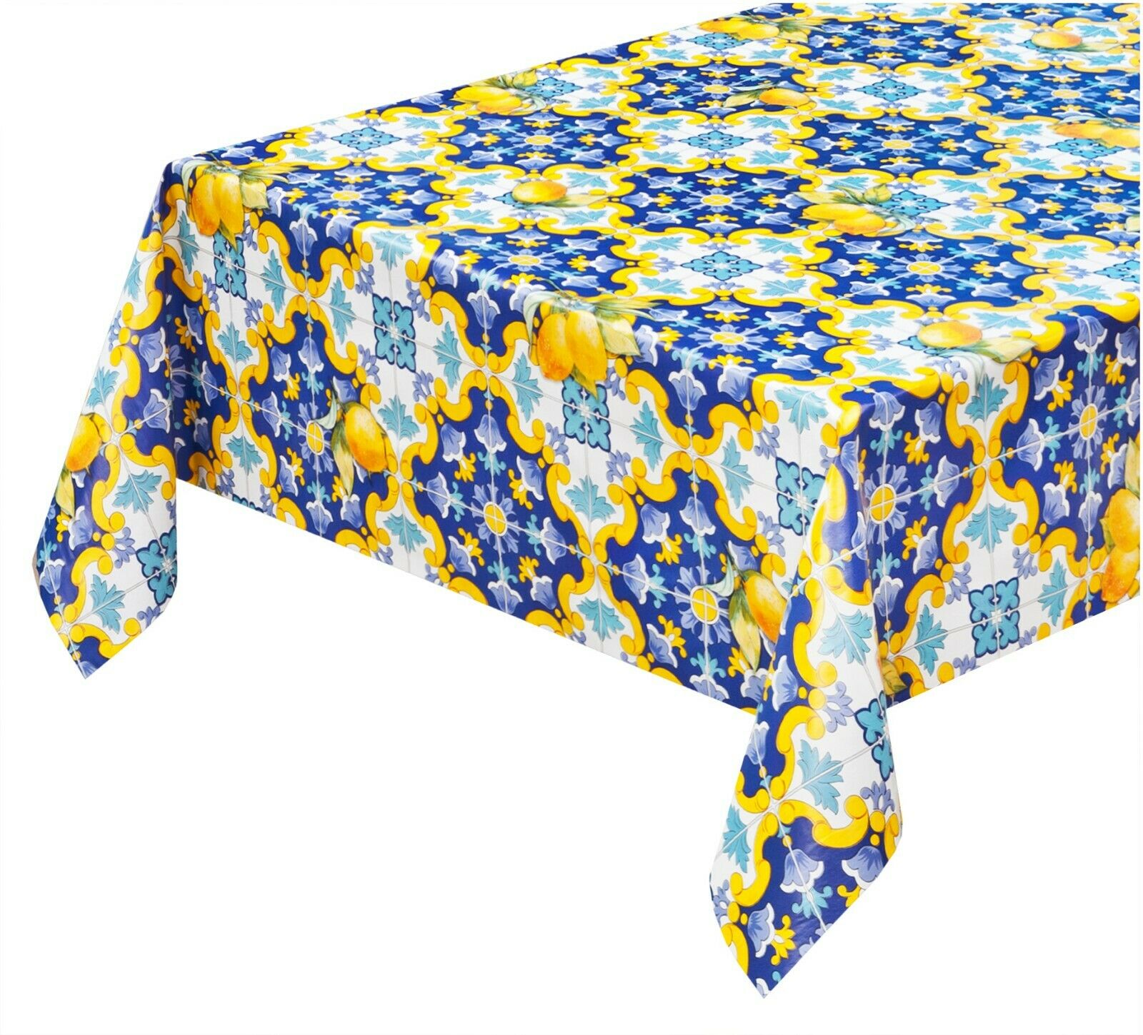 Nappe de Cuisine AntiTaches Moderne 140x280 cm Tissu Ciré Plastifié ...