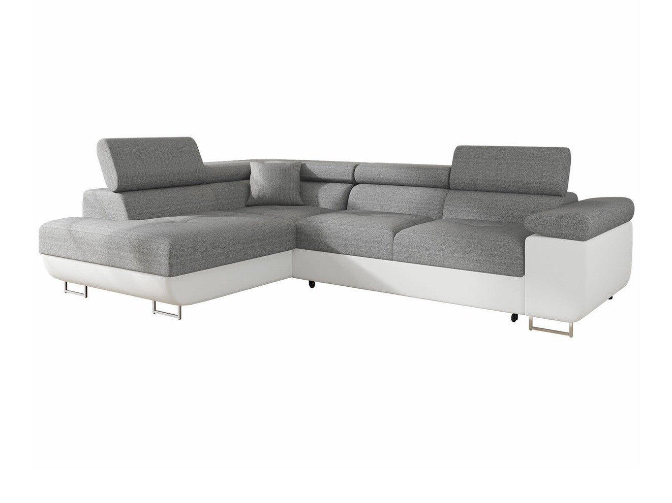 Canapé d'angle Comfivo Vinetum, Gris, Disponible, 274x203x70cm | Leroy ...
