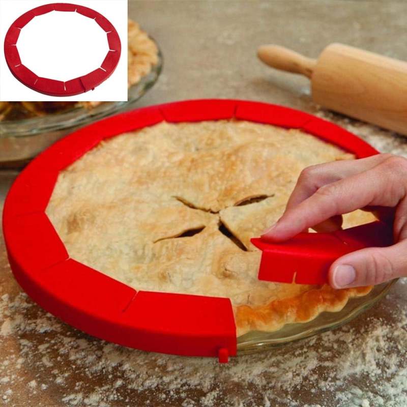 Réglable Pizza Circle Pie Protective Cover Food Grade Silicone Fit 8.5 ...
