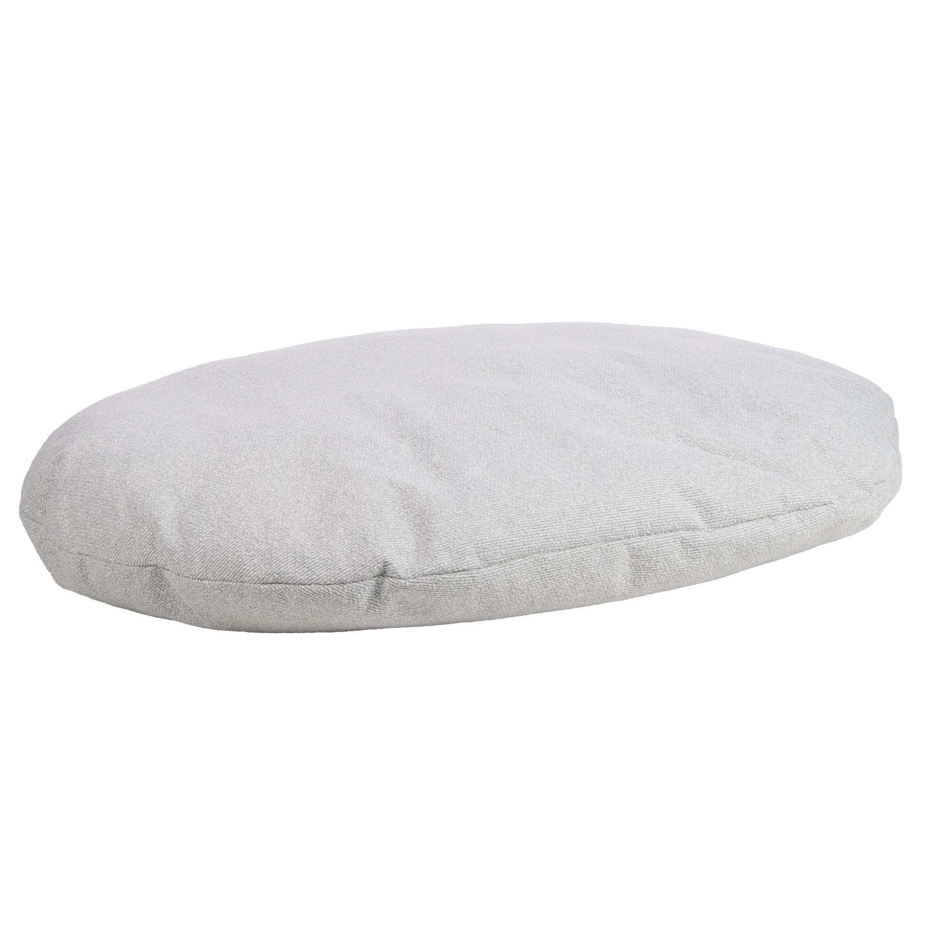 Coussin ovale déhoussable pour chien 80 x 110 cm gris clair | Leroy Merlin