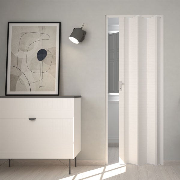 Porte interne a soffietto porta bianco orizzontale per gli interni ...