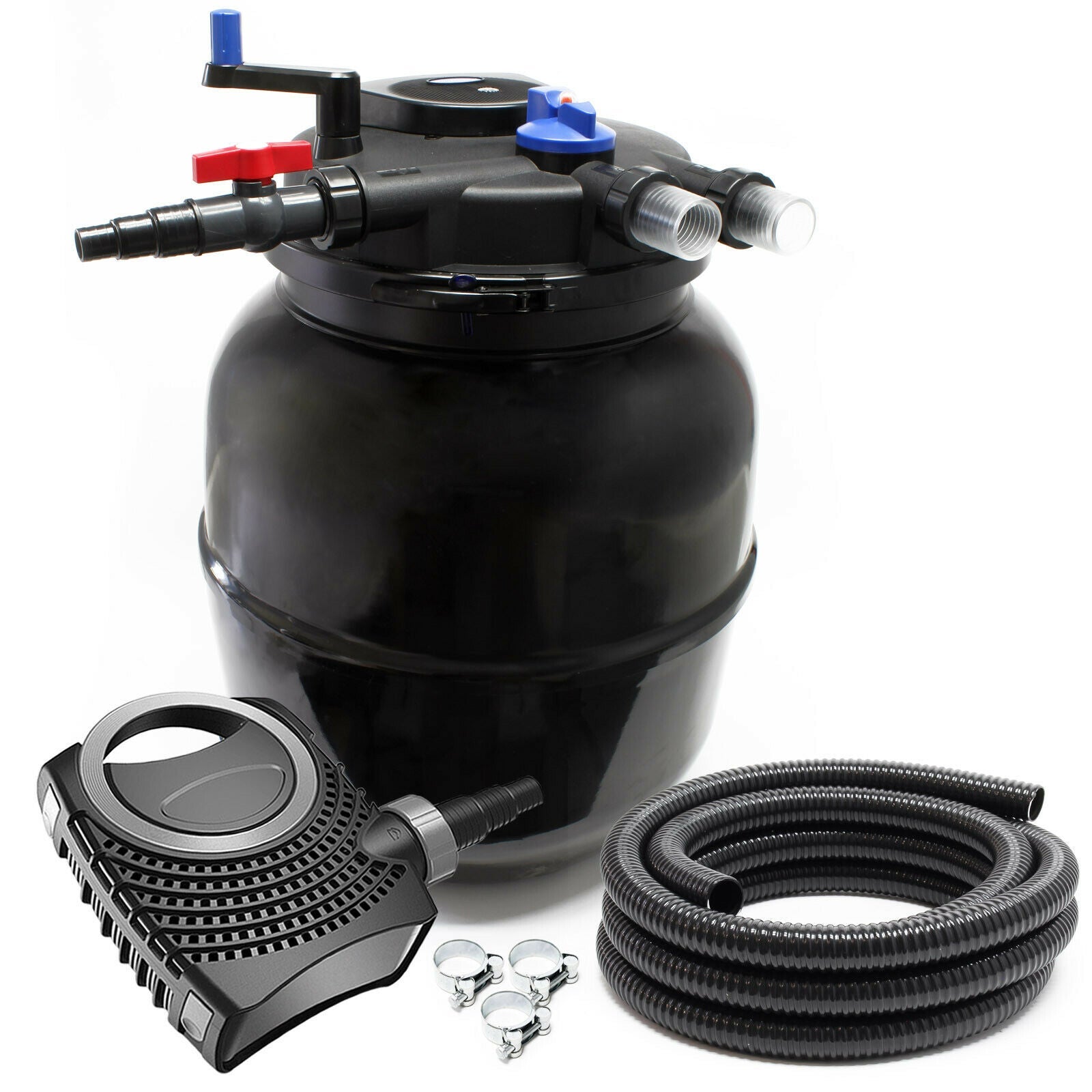 Kit set bassin 80000 litres 55 watts UVC pompe 6000 l/h tuyau 5 m kit ...