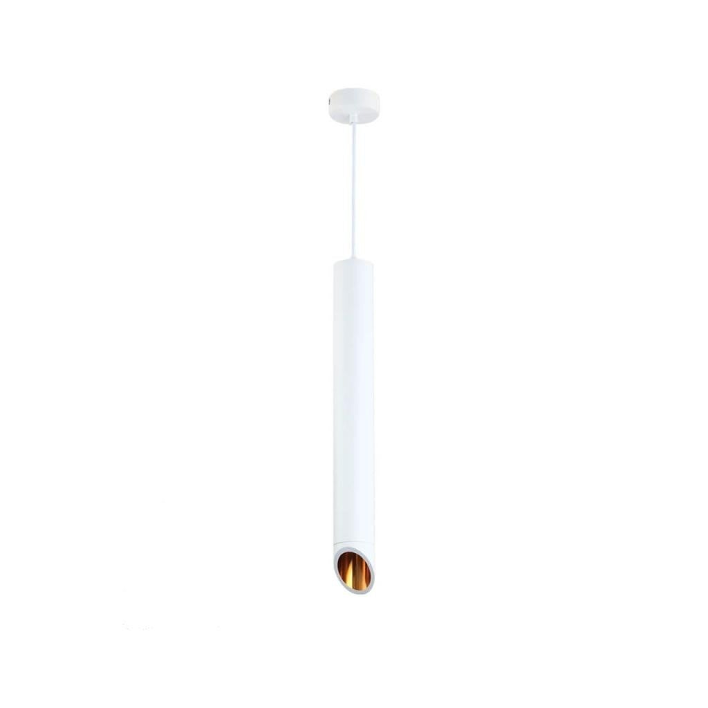 Suspensión moderna GU10 Blanche Diffuser oro H50cm | Leroy Merlin