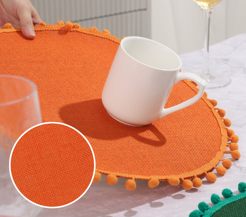 4 sets de table jute, décoration, style western, pour vacances | Leroy ...