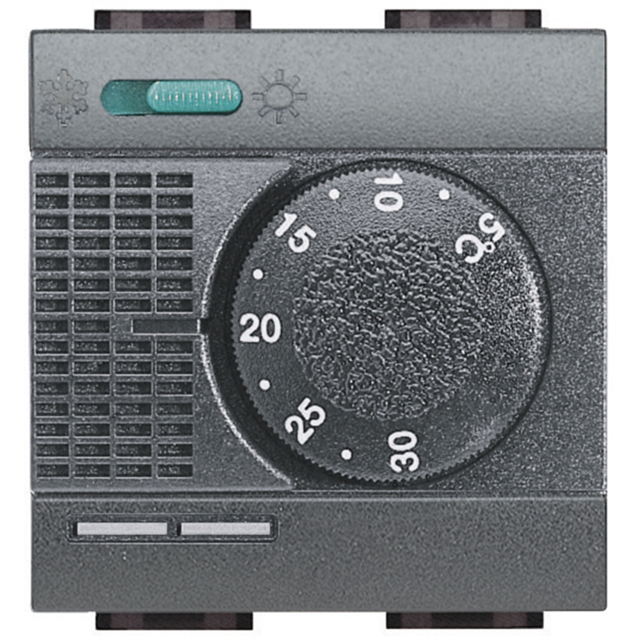 Termostato frío/calor selector Livinglight antracita - BTICINO | Leroy ... Termostato frío/calor selector Livinglight antracita - BTICINO | Leroy ...