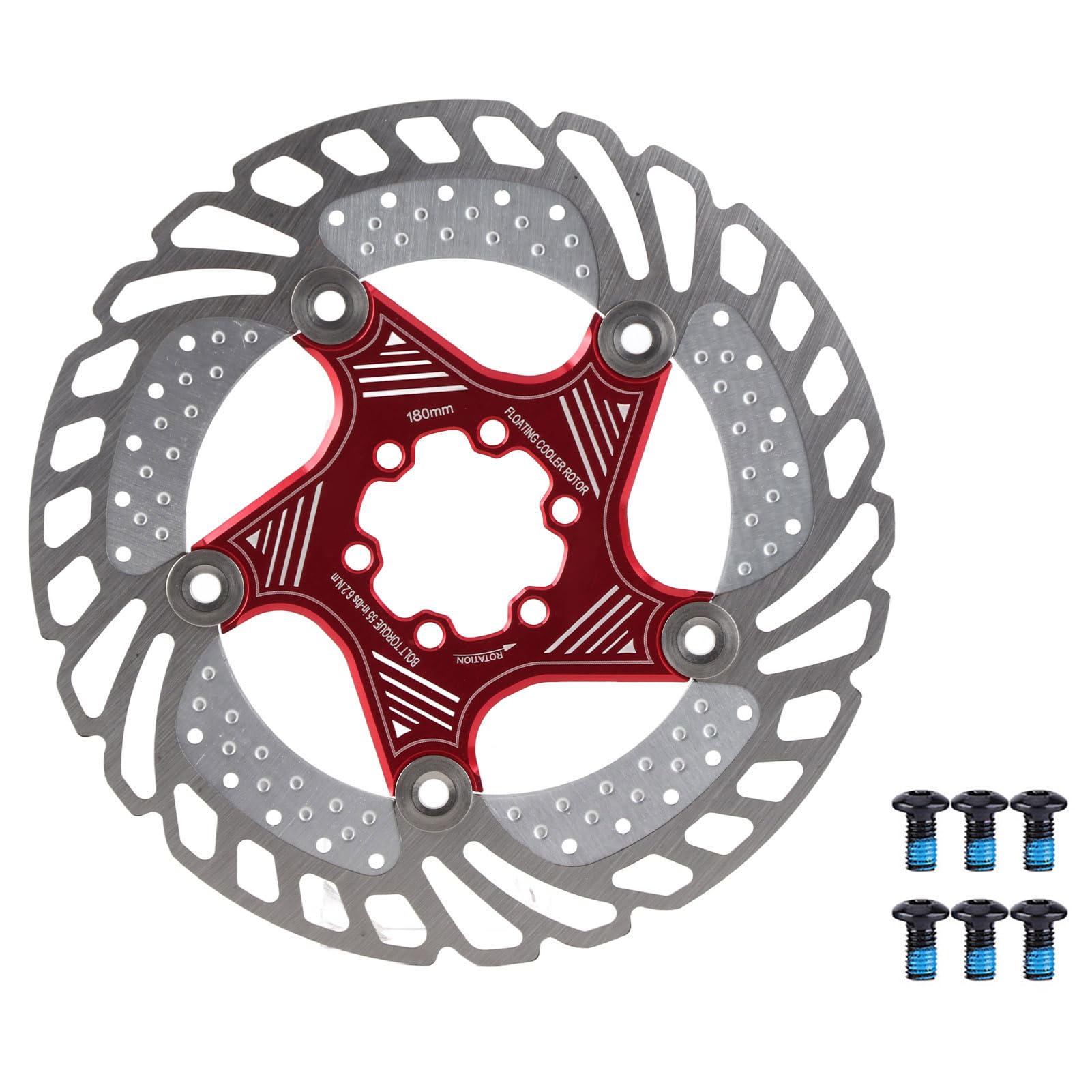 Disque de frein flottant en acier inoxydable pour vélo, 203 mm, 180 mm ...