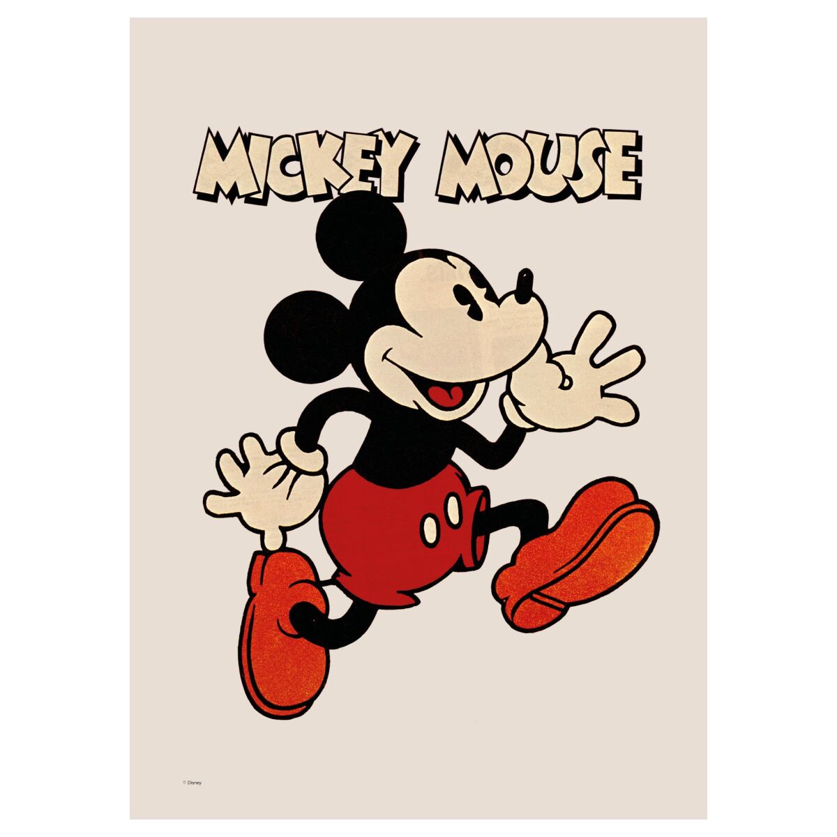 Póster - Disney - Mickey Mouse Vintage No. 01 30 x 40 cm | Leroy Merlin