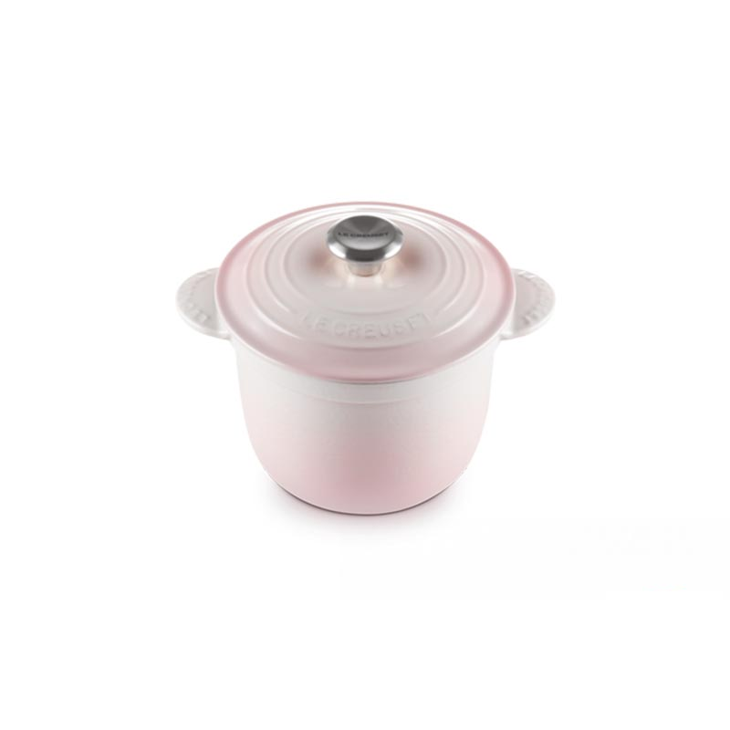 LE CREUSET Cocotte Every en Fonte émaillée 16 cm Shell Pink | Leroy Merlin