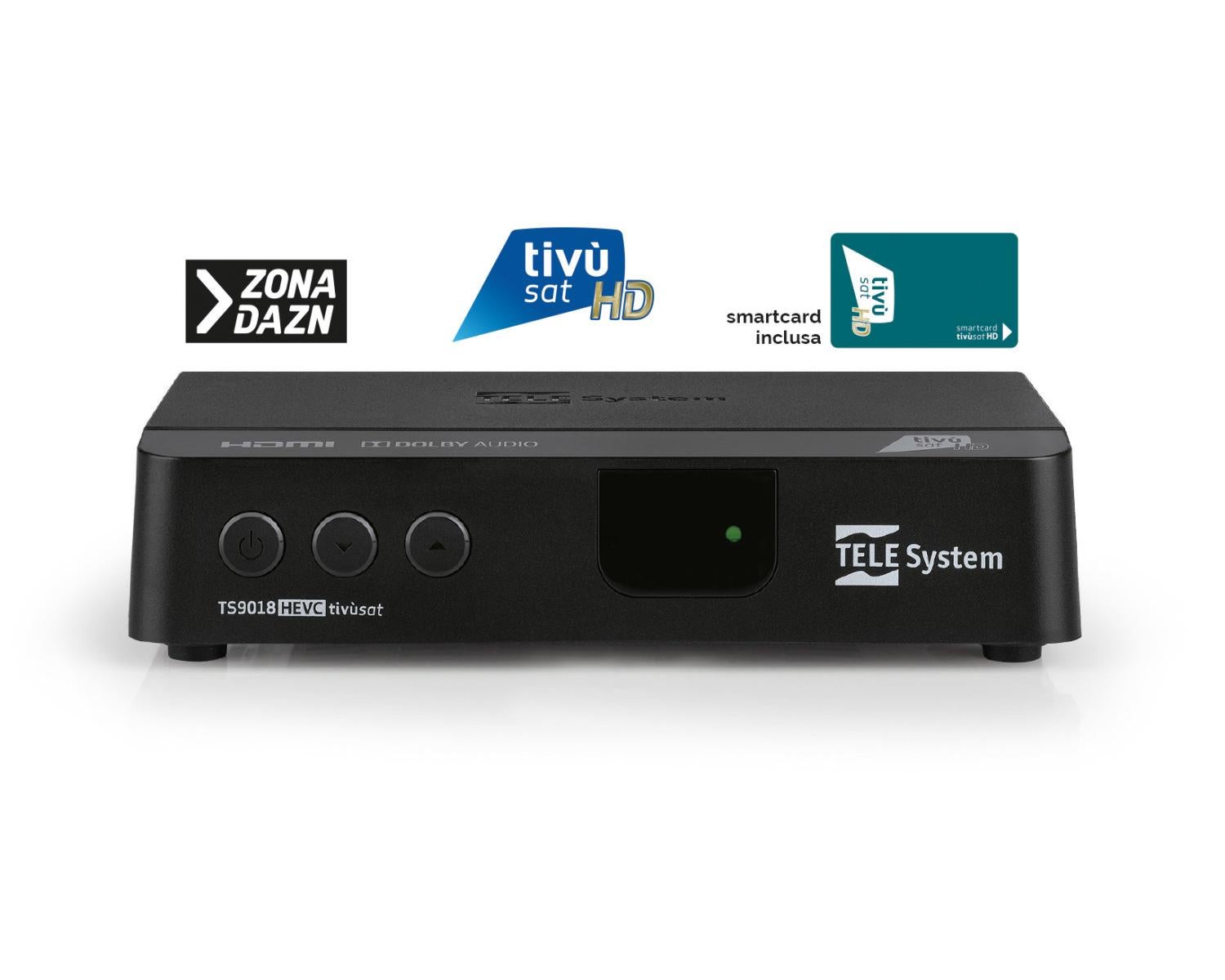 TELE System TS9018HEVC Cavo, Ethernet (RJ-45) Full HD Nero | Leroy Merlin