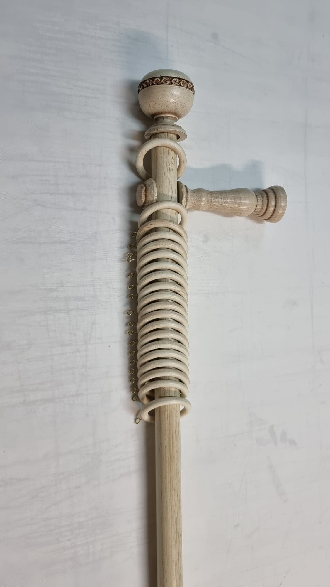 Tringle à rideau en bois de haute qualité, diamètre 35 mm couleur ...