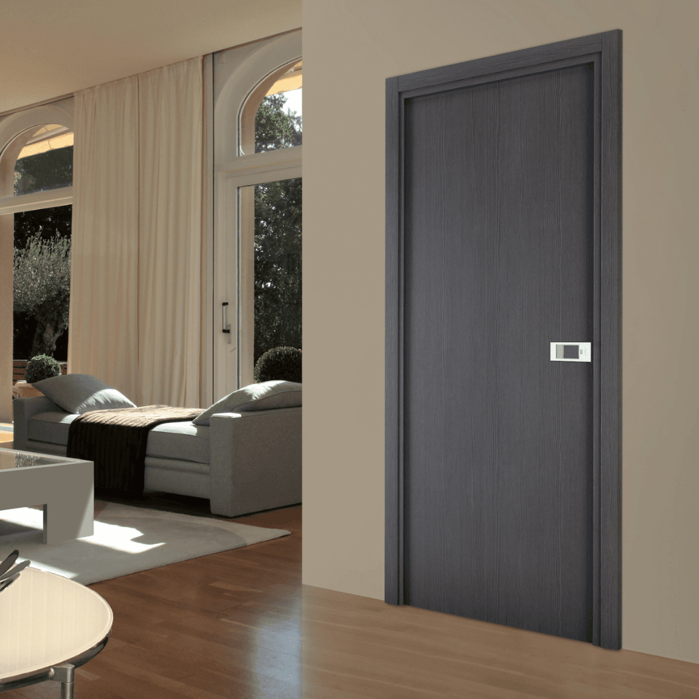 Bloc-porte pose fin de chantier collection Premium Miro, H.204 x l.83 ...