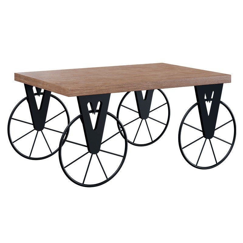 Table basse Bike bois noyer 85x55x41cm | Leroy Merlin