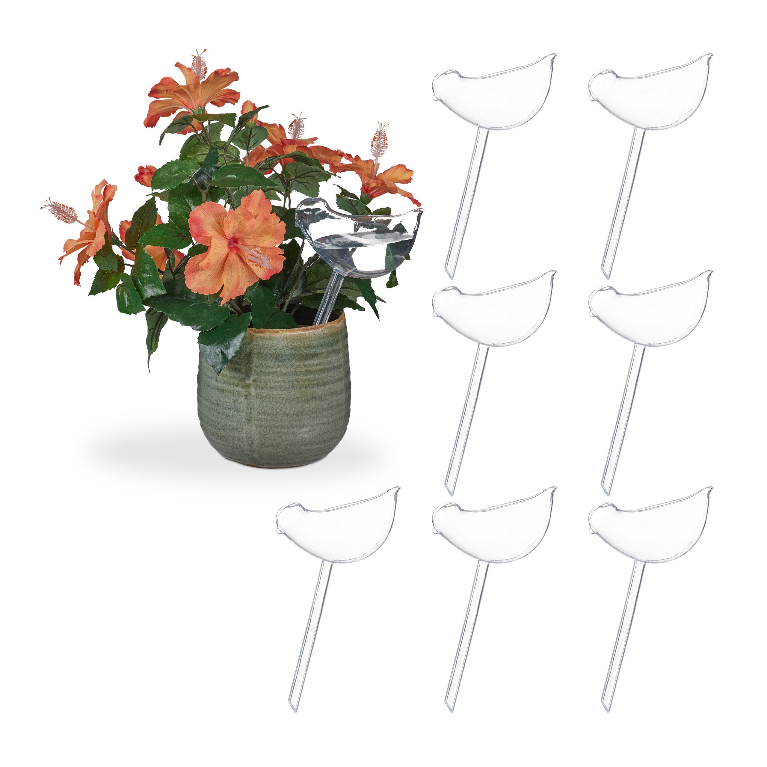 Set da 8 Sfere di Irrigazione a Goccia, Irrigatori a Forma di Volatile ...