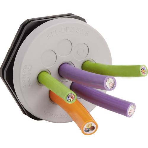 Plaque de traversée de câble Icotek KEL-DPZ 50/19 43758 Ø max. des ...