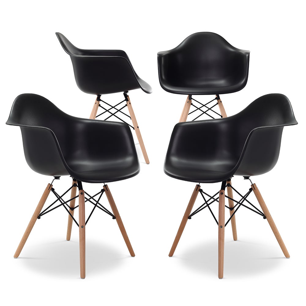 Chaise de Salle à Manger - Design Scandinave - Pieds en Bois - Lot de 4 ...