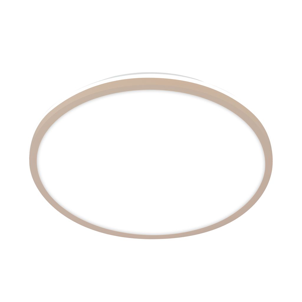 Plafonnier LED - avec effet arrière - IP20 - Ø280x42mm - Beige - 4.000K ...