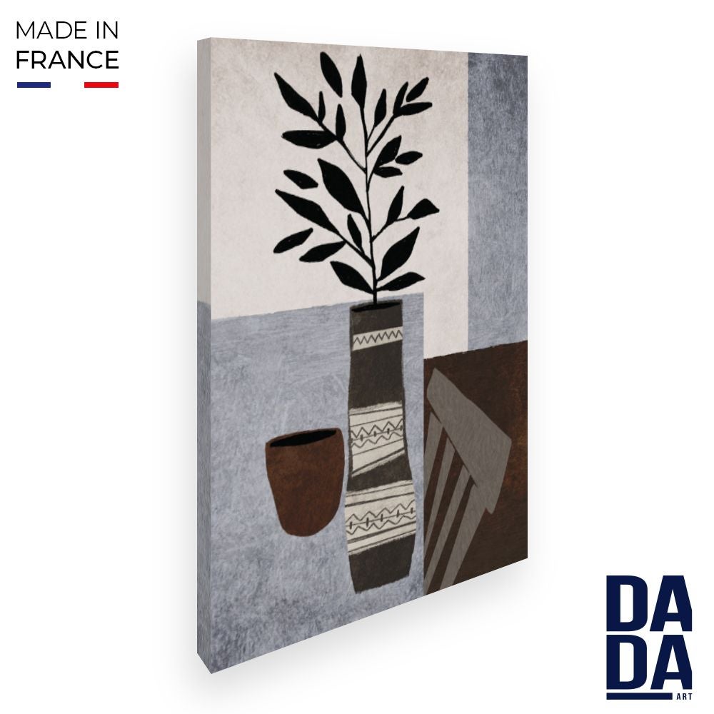 Toile Plante en pot / 100x140cm / Fabriqué en France / DADA ART | Leroy ...