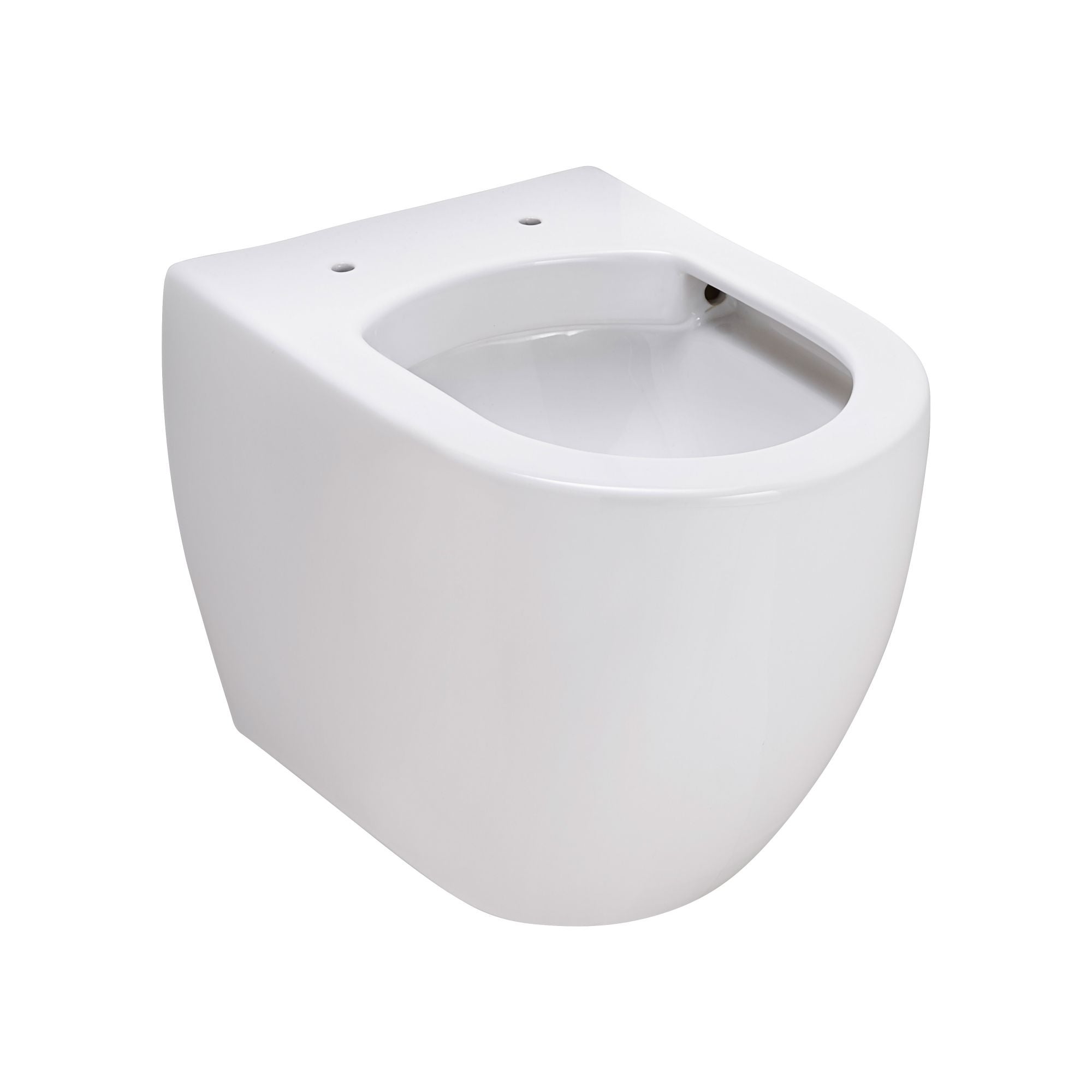 Schulte cuvette WC suspendu, céramique sans rebord, cuvette de toilette sans bride, sortie ...