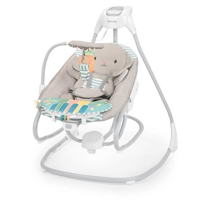 INGENUITY Sylvi Hamaca Eléctrica 4 en 1 y Silla Mecedora con Juguete ...