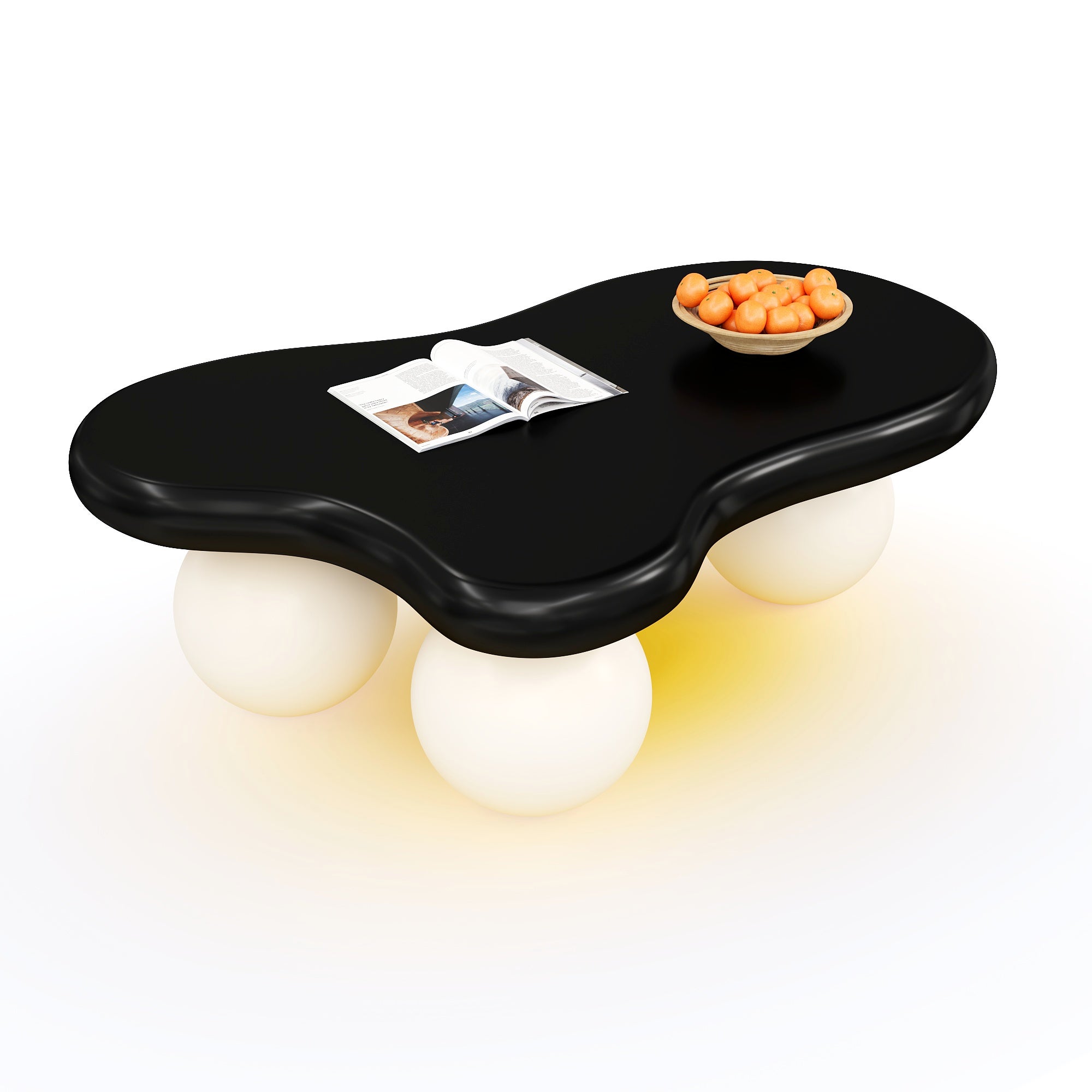 Table basse nuage LED 16 couleurs, design décoratif moderne salon ...