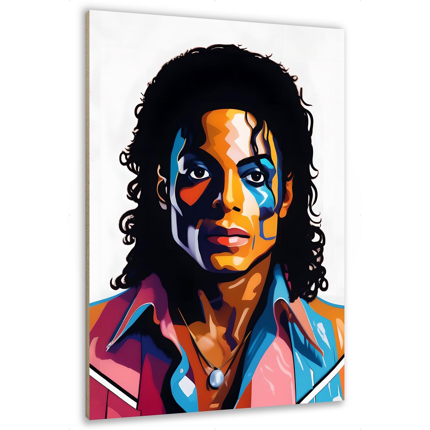 Tableau déco en bois - Pop Star - 18x24 cm | Leroy Merlin