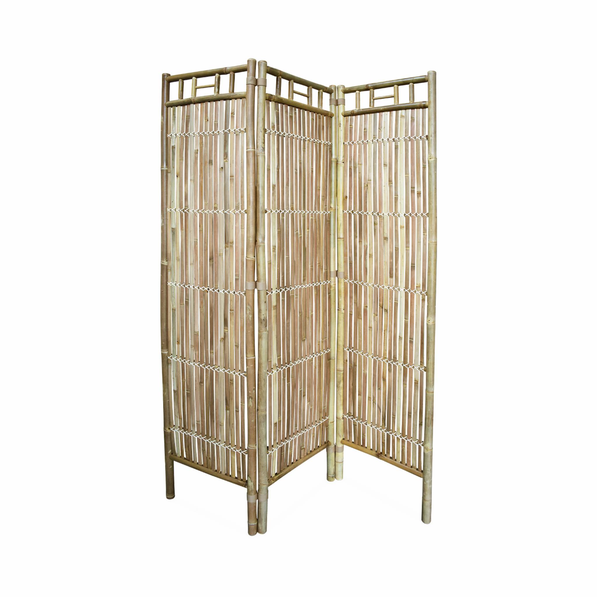 Biombo de bambú, Fidji, Natural, 120x3x160 cm | Leroy Merlin