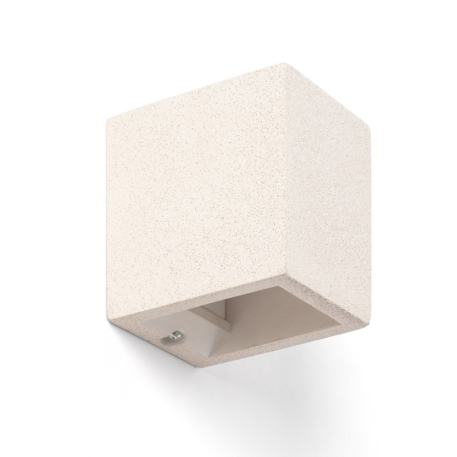 Ledkia Aplique de Pared Cemento Iluminación Doble Cara Batam Beige ...