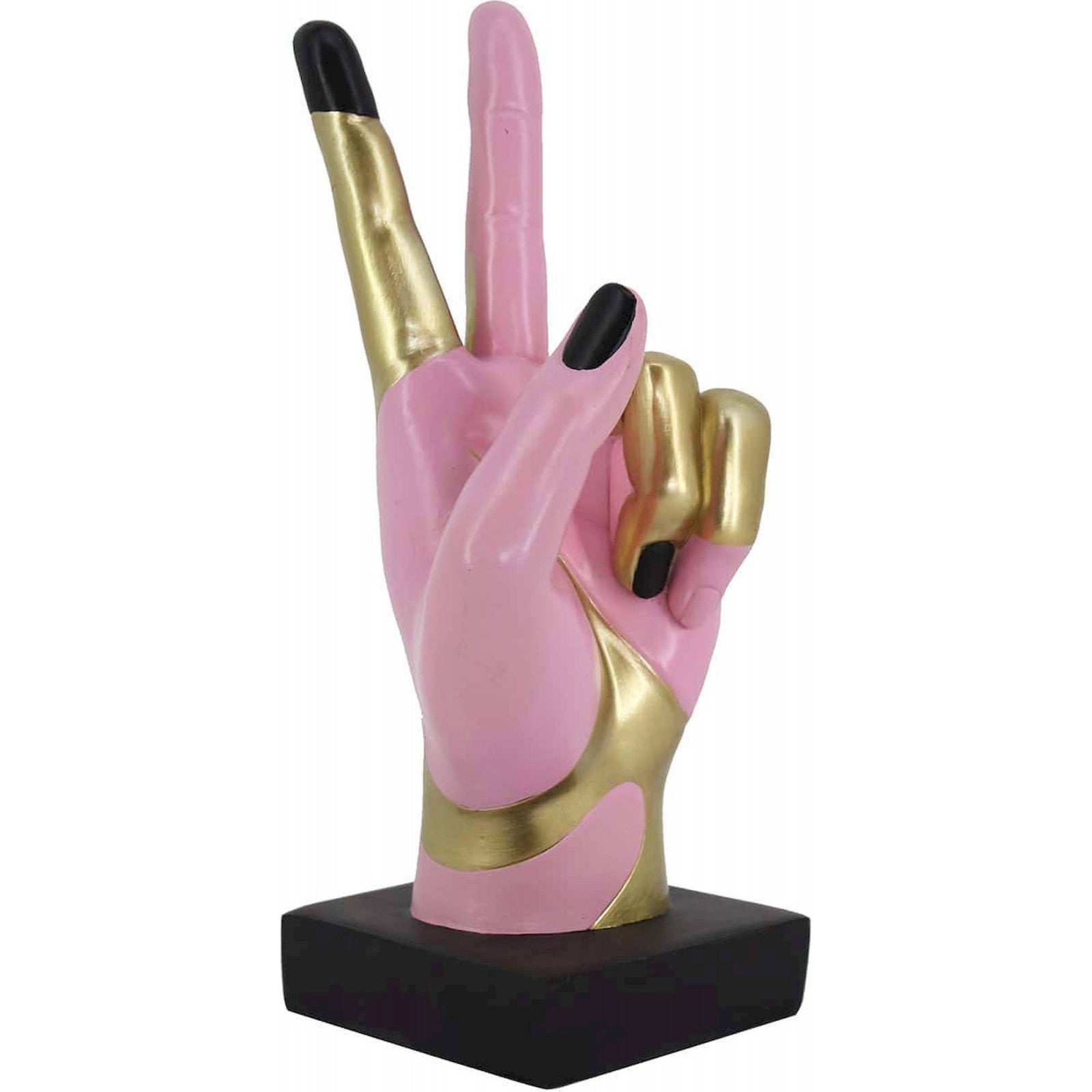 Objet décoratif Tammy rose 11 x 11 x 24 cm Rose doré élégant | Leroy Merlin