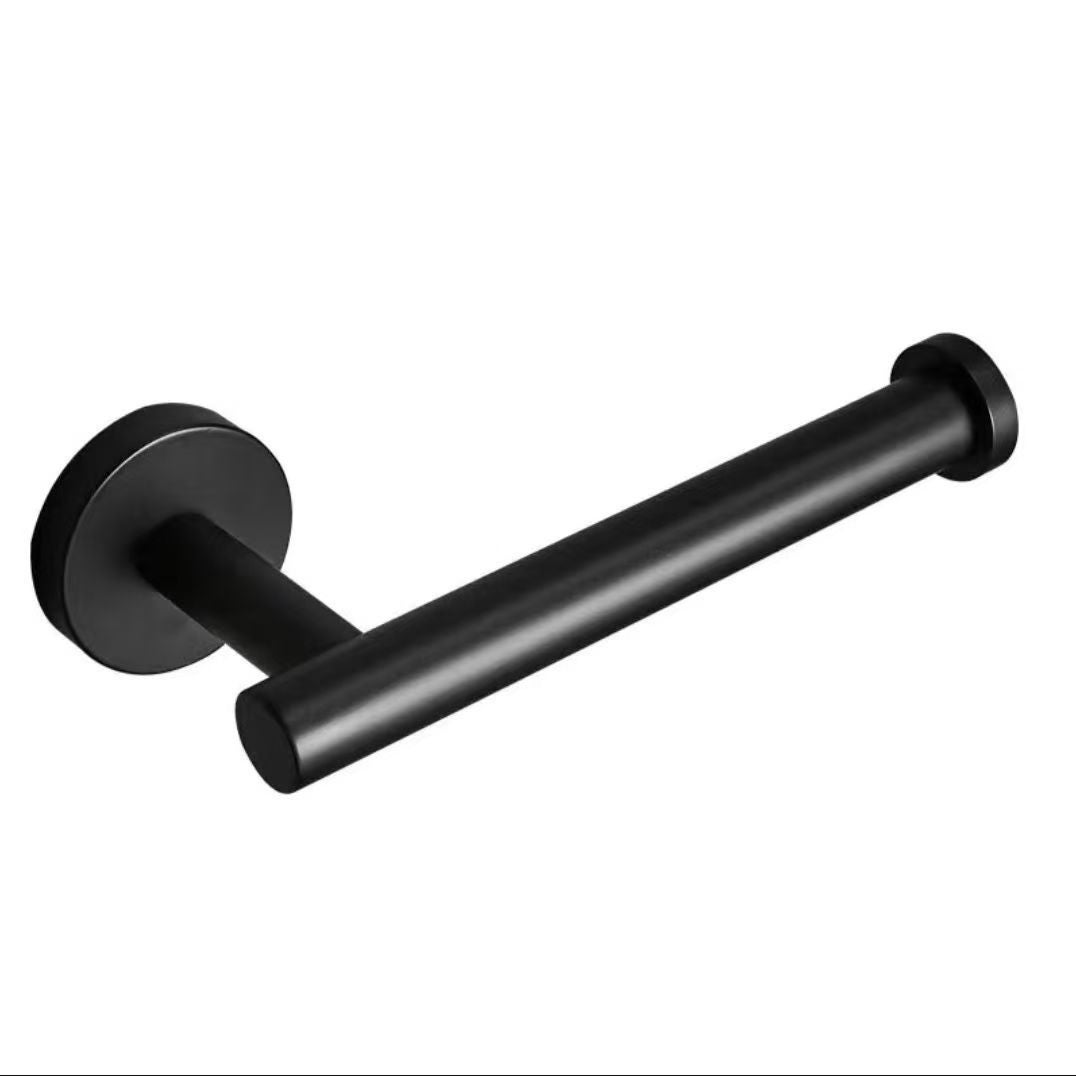 Salle de bain support papier toilette SUS 304 acier inoxydable noir mat ...