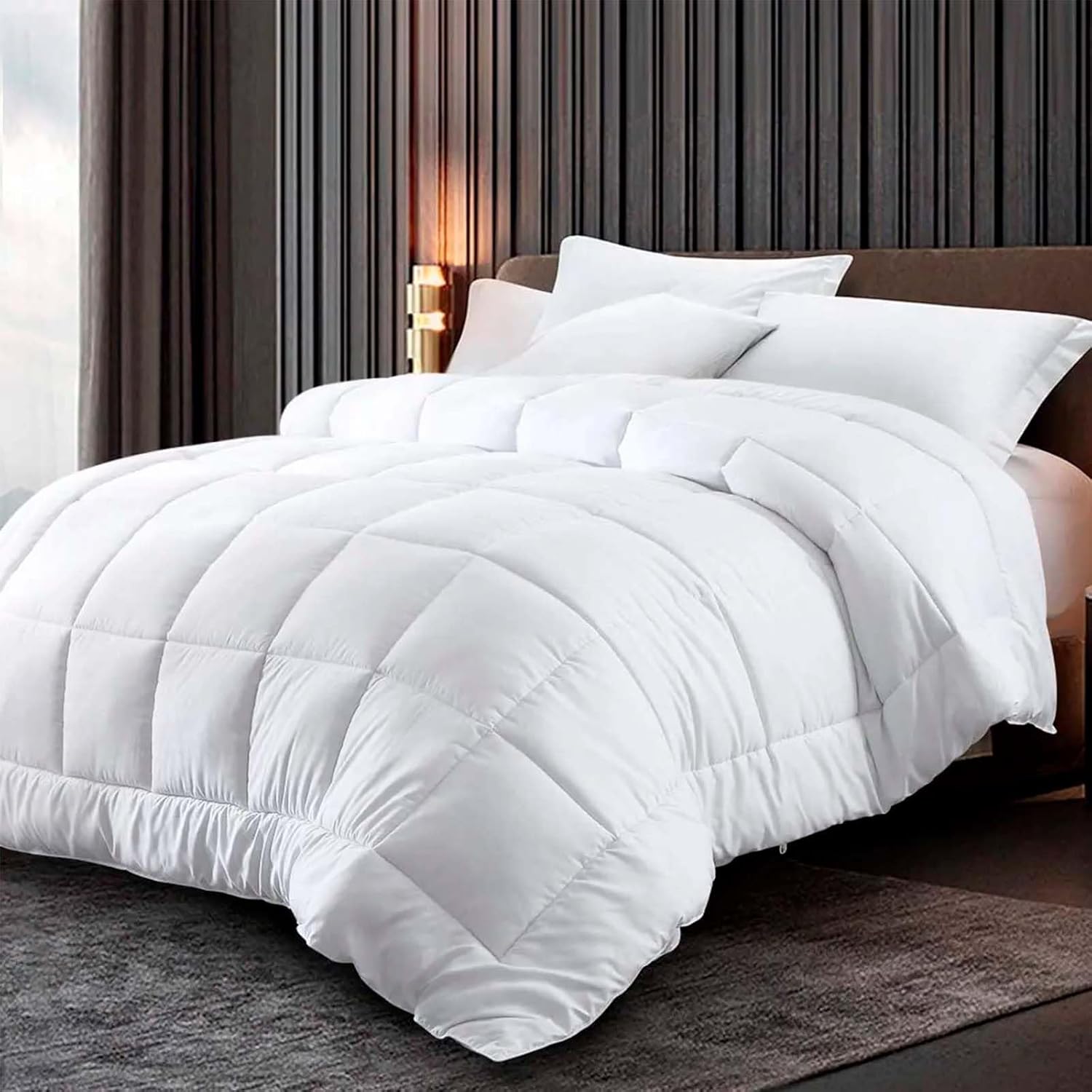 Edredón - Relleno nórdico 220x220 - 350gr/m² - Para Cama de 135 ...