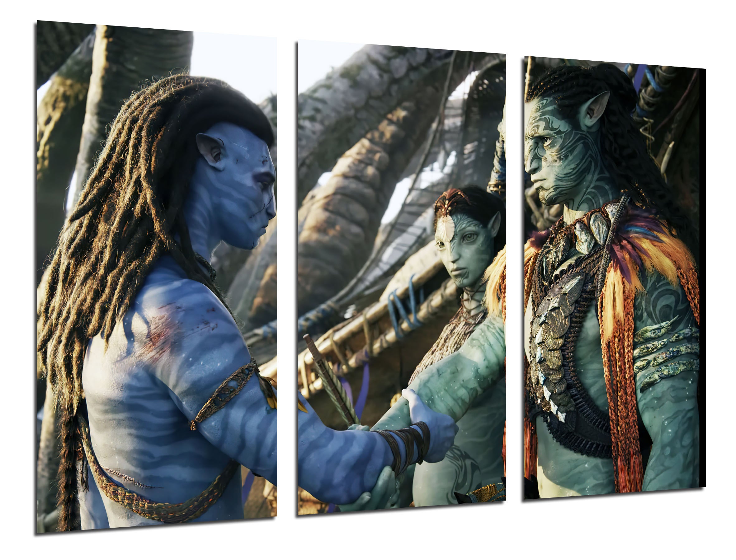 Set Cuadros Película, Avatar 2 , sentido del agua, avatar, dragón agua ...