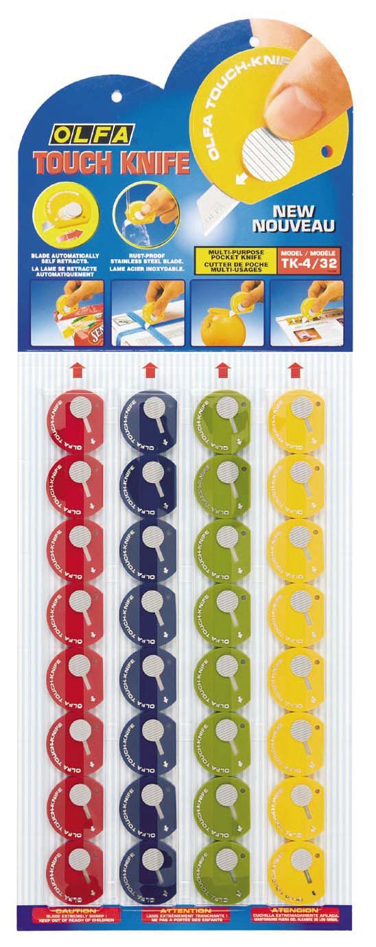 Display de 32 Mini Cúters Olfa TK-4/32 | Leroy Merlin