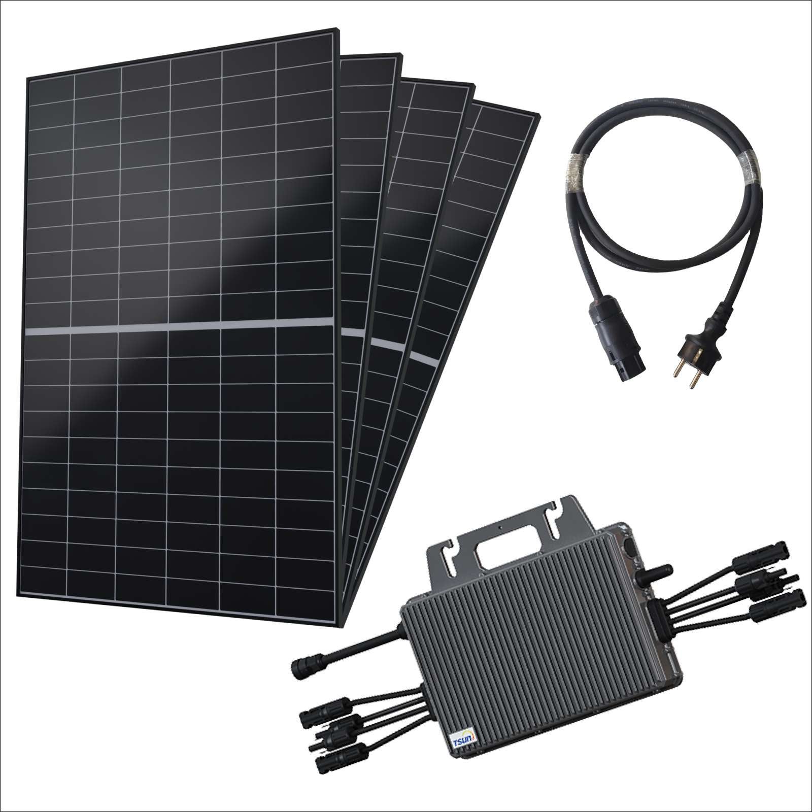Robinsun®️ Kit solar Plus 2000 Tile Roof (salvateja) | 4x Panel solar ...
