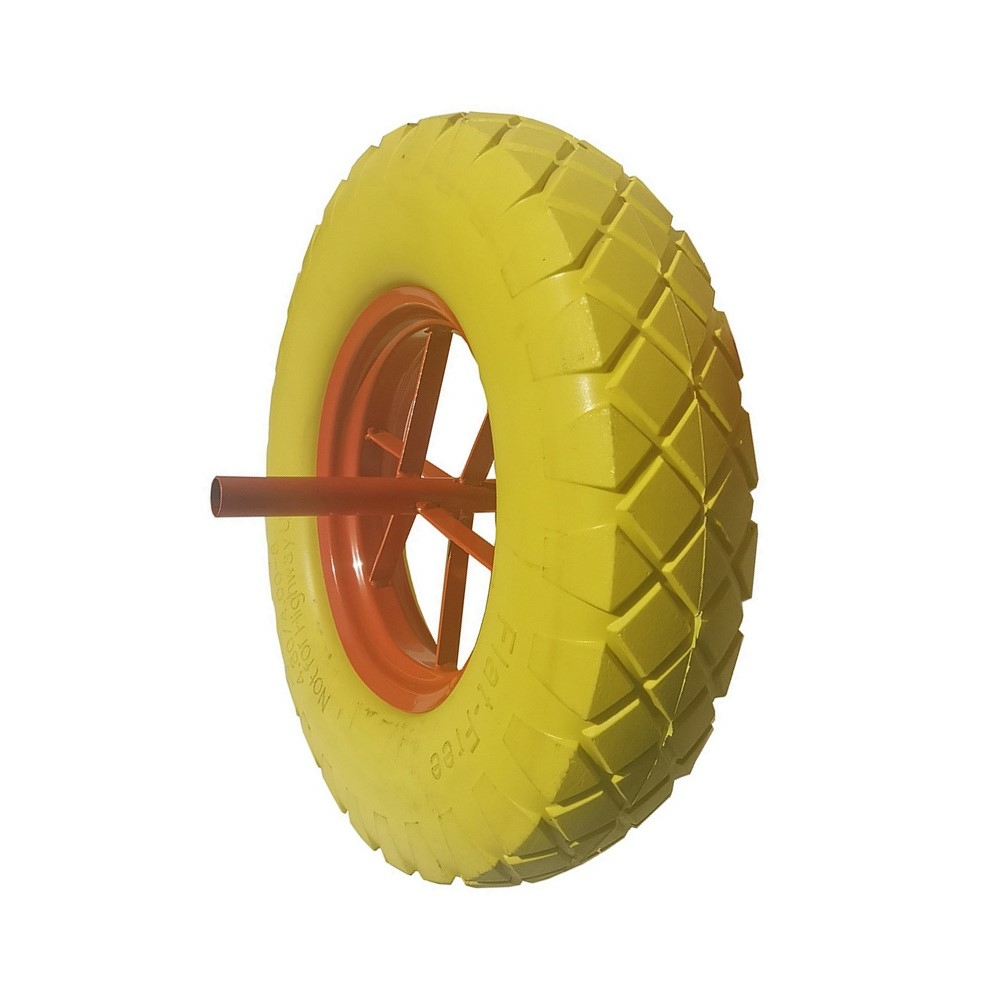 Roue de Brouette Increvable 380 mm – Axe 20 mm – Métal Renforcé, Haute ...