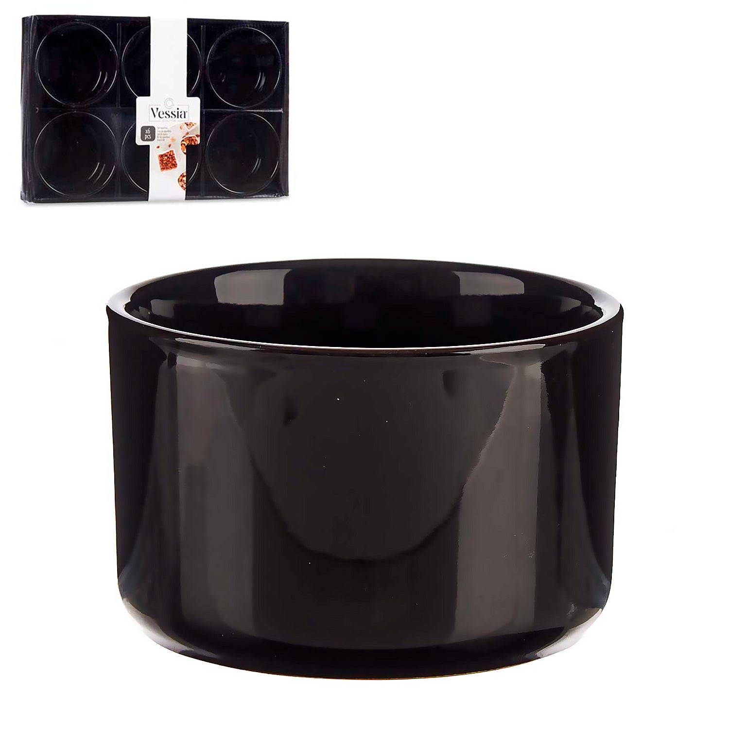 SET 6 BOLLI IN PORCELLANA ROTONDI 350ML | Leroy Merlin