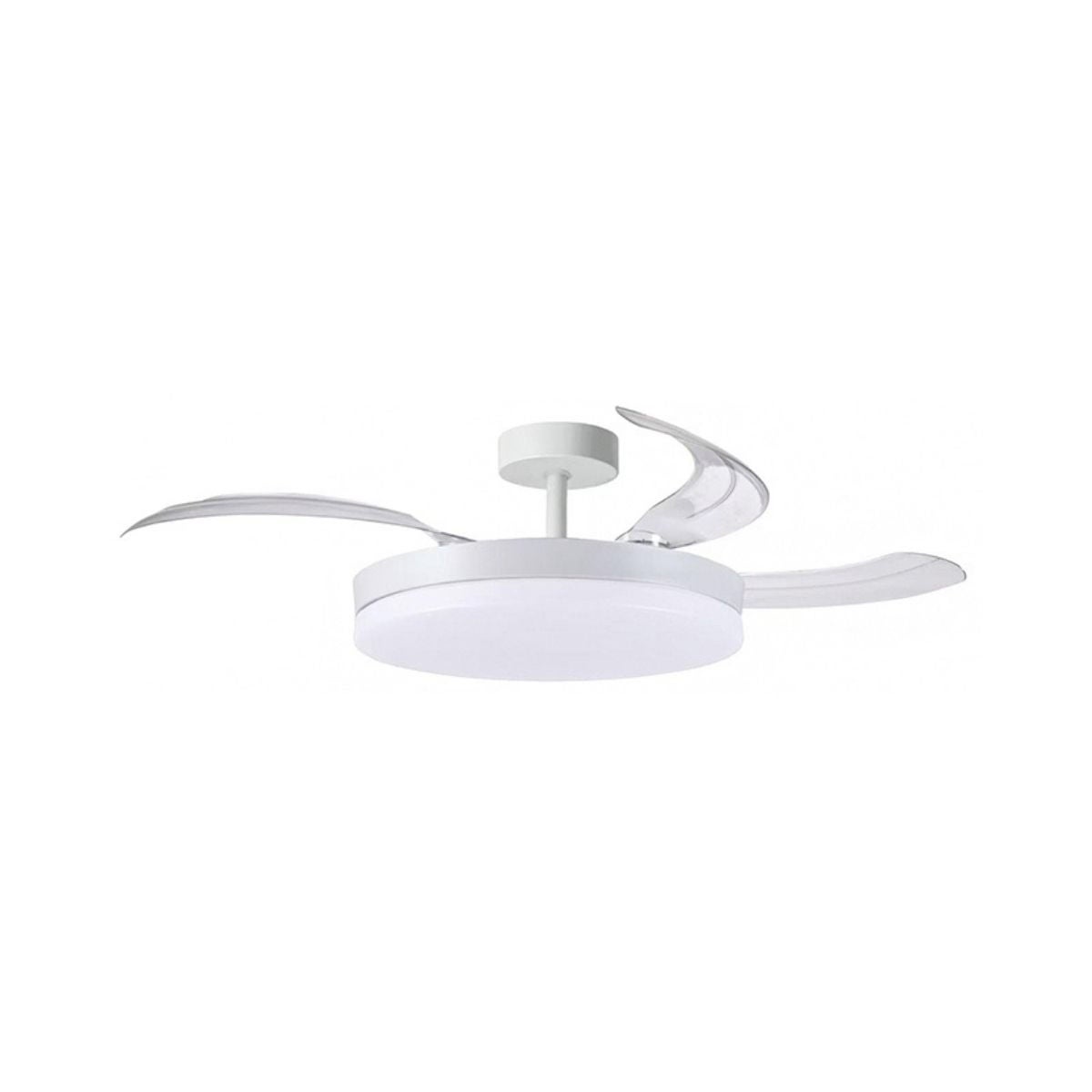 Ventilador de techo Apolo Bel Air 72W 3 aspas retráctiles blanco Ø108 ...