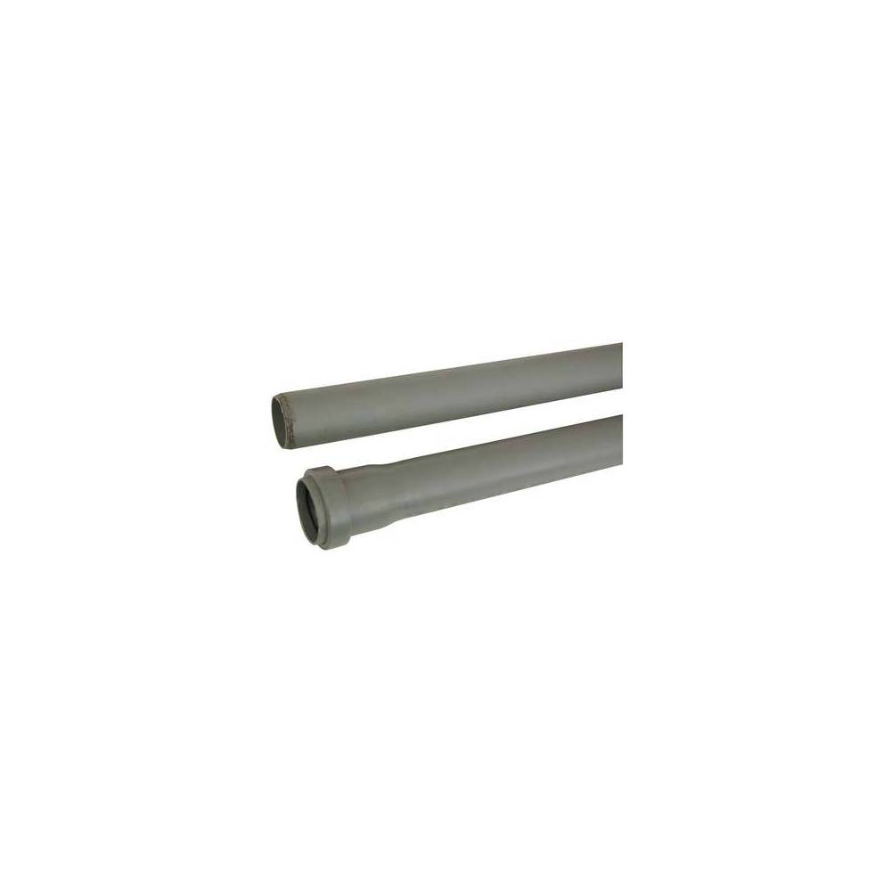 TUYAU D'ÉVACUATION D'EAU ENFICHABLE 1 VERRE PP GRIS MM 90 CM 200 ...