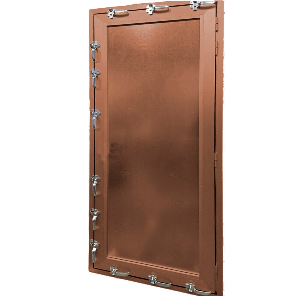 Porte anti-inondation sur mesure, un vantail, hauteur de 160 à 220 cm ...