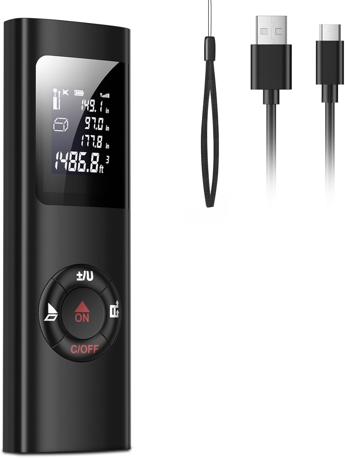Télémètre Laser 60m, Portable, Numérique, Mesure Distance, Surface ...