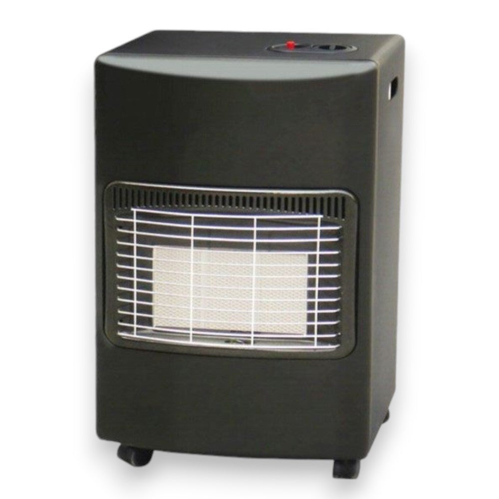 Stufa a gas infrarossi 4200W in acciaio 42x37xH72 cm con ruote e ...