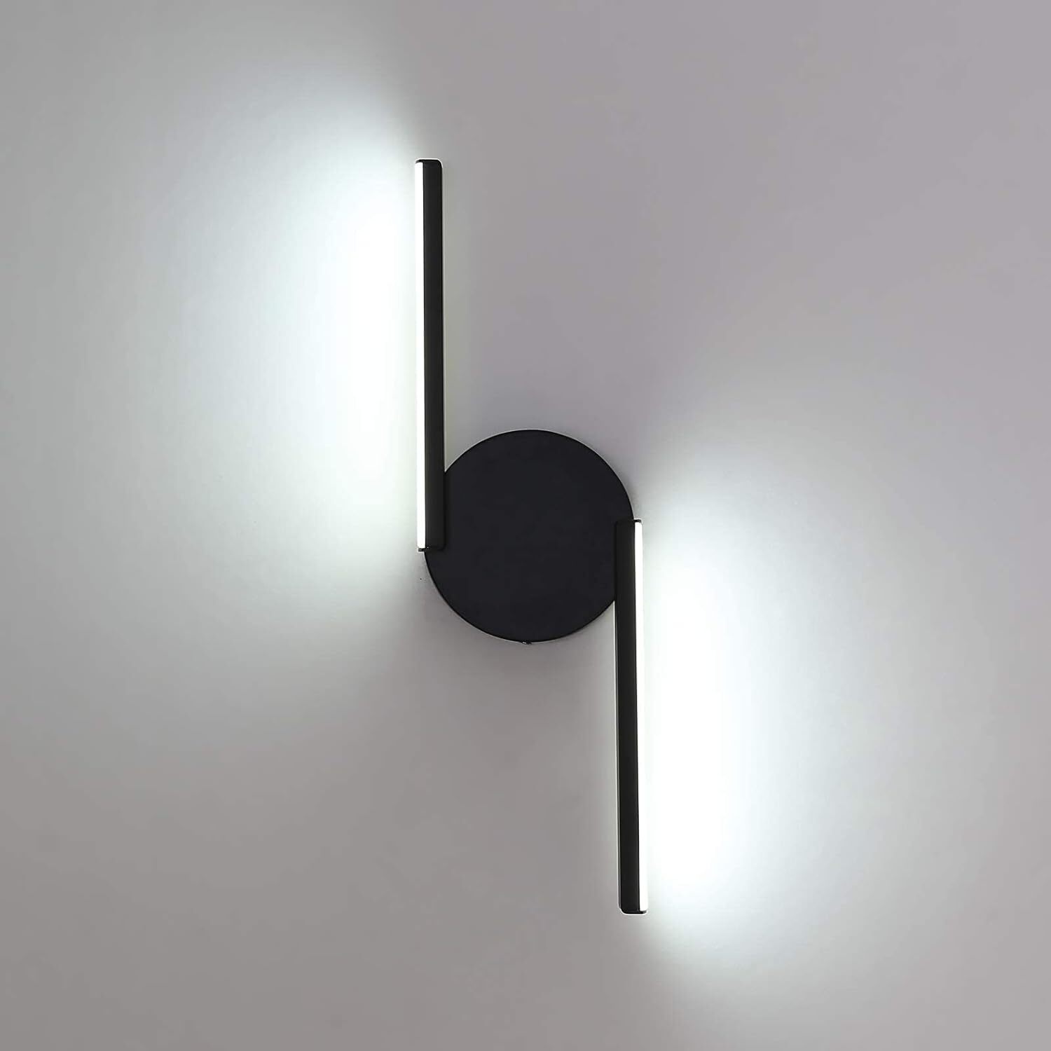 GOECO Applique murale LED, modello parallelo, nero, 10W luce bianca ...