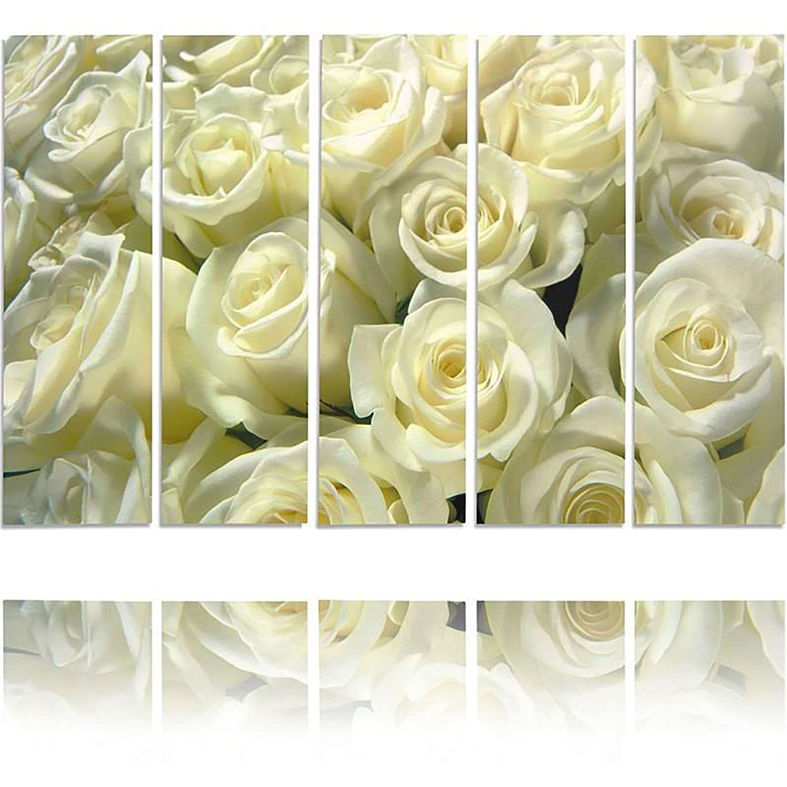 Tableau roses blanches - 200 x 100 cm | Leroy Merlin