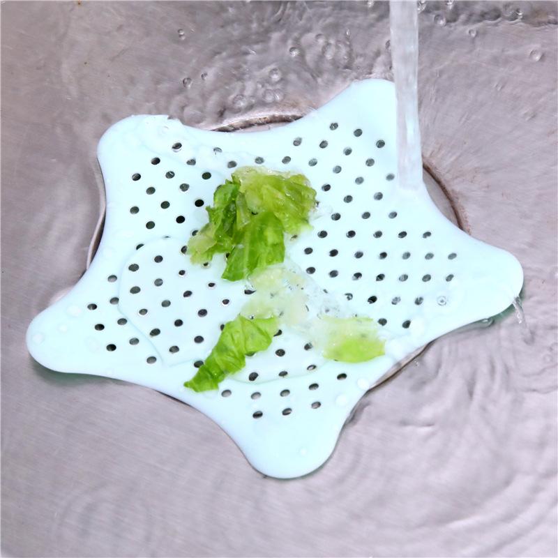 Couvercle de protection d'égout de filtre d'évier en silicone 5 pièces ...