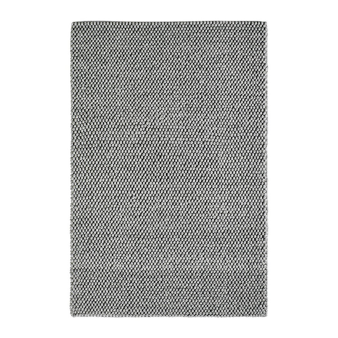 Tapis uni contemporaine en laine Argenté 160x230 BELUGA | Leroy Merlin
