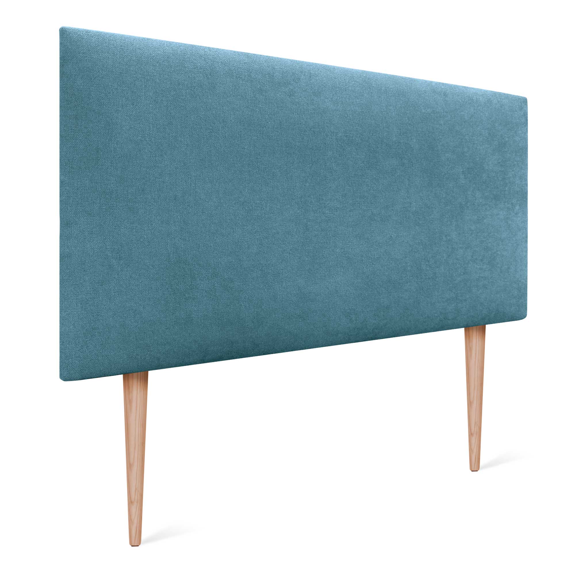 DHOME Tête de lit en Tissu AQUALINE Lisse avec Pieds Tête de Lit de ...