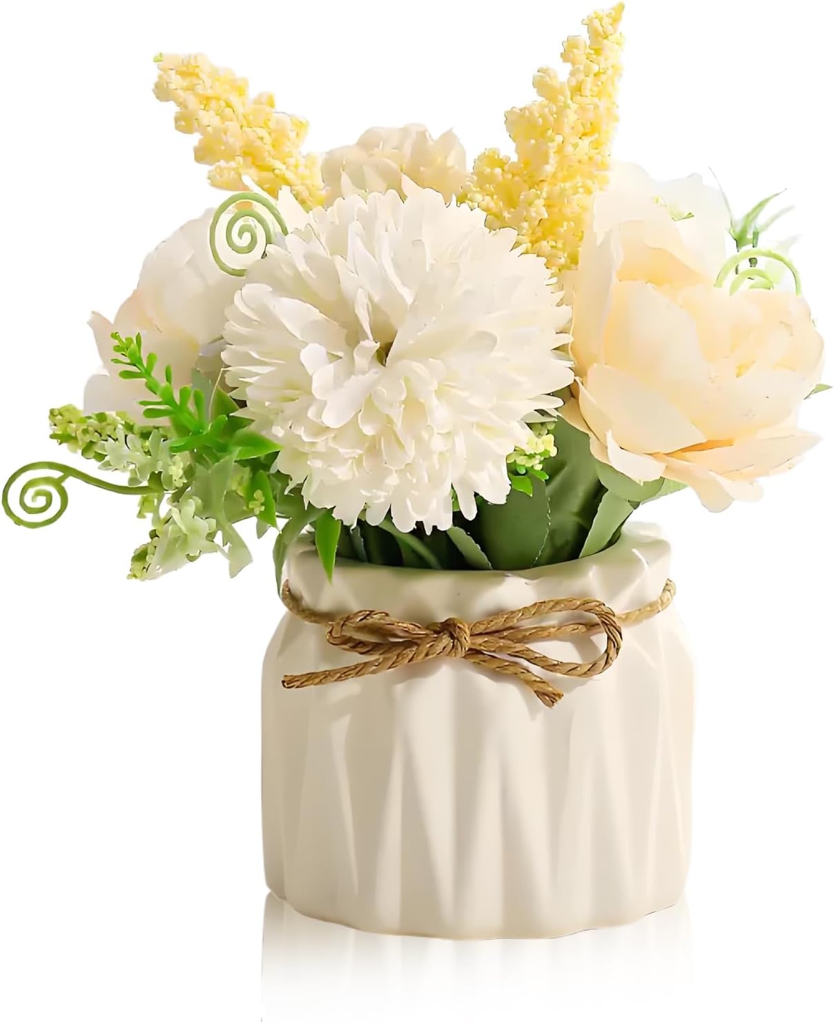 Flores artificiales, plantas verdes artificiales, plantas en maceta ...