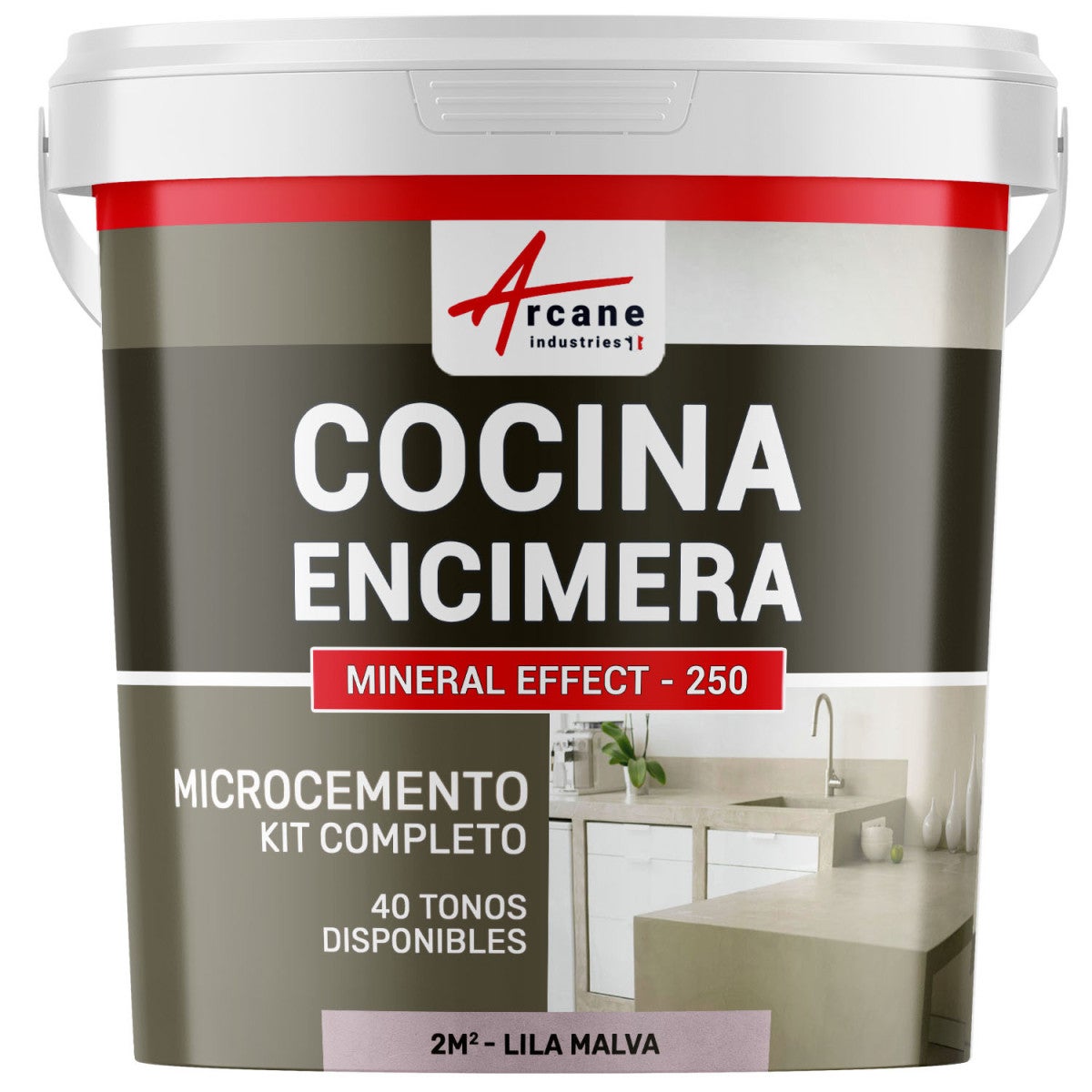 Microcemento cocina: para encimera y suelo de la cocina - 2 m² (en 2 ...