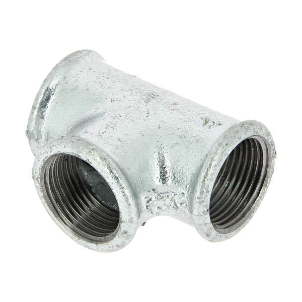 Té fonte galva égal Femelle 1" | Leroy Merlin