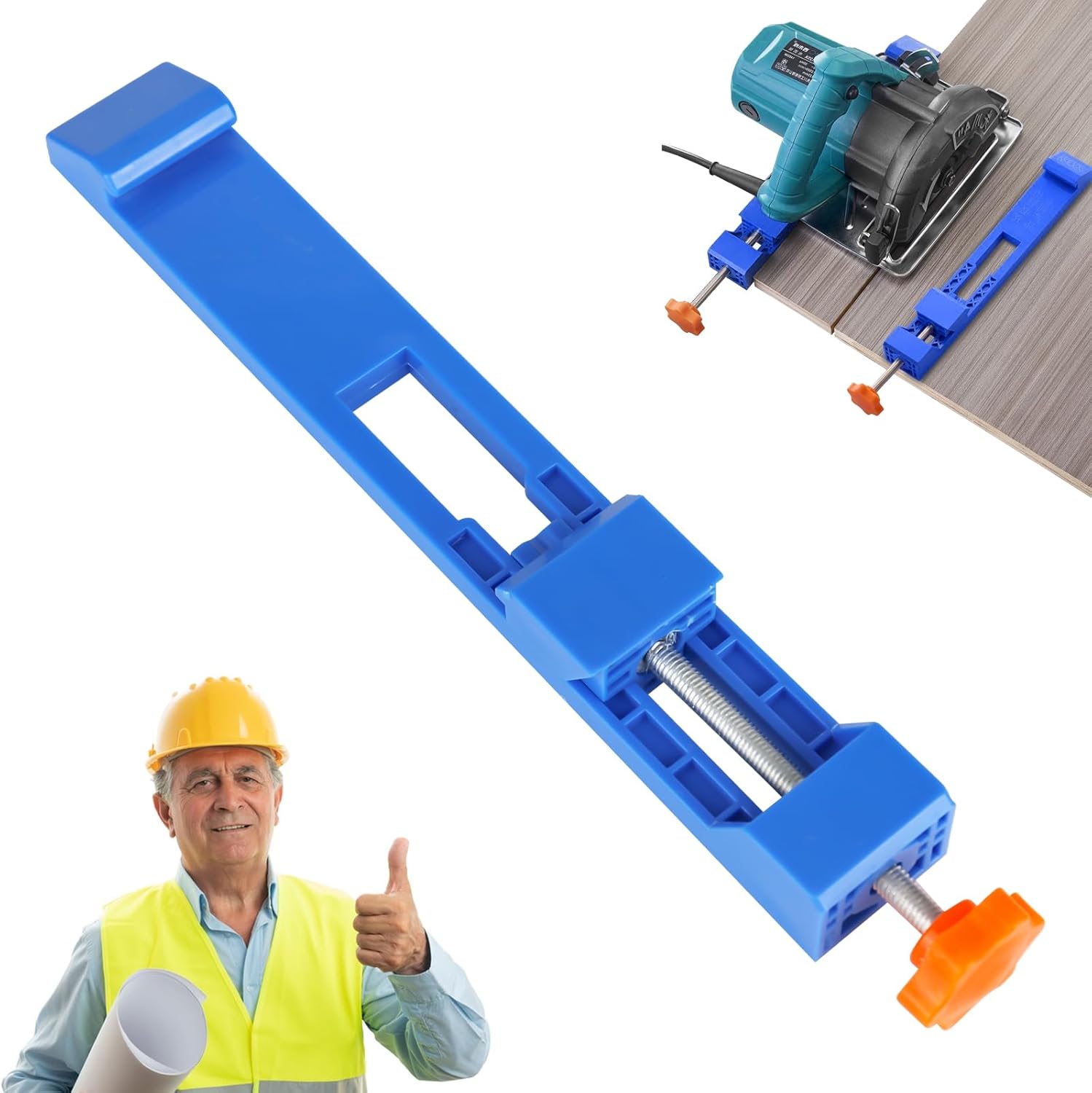 Rail de guidage de scie circulaire, guide de base réglable pour machine ...